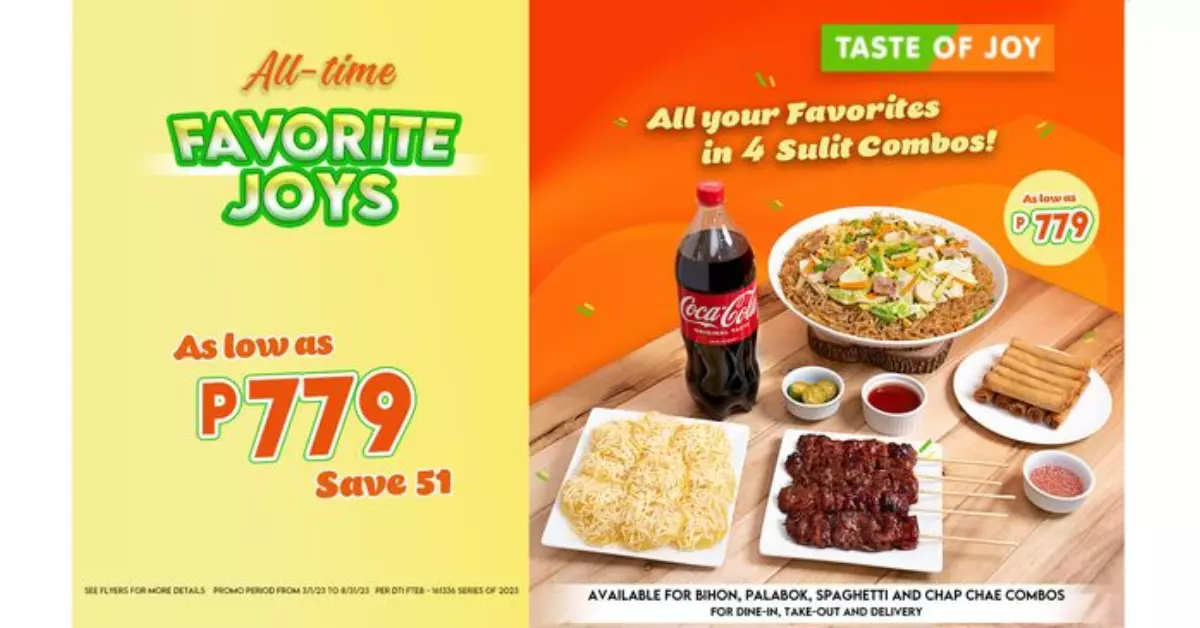 Taste of Joy Philippines Menu Prices Updated 2025