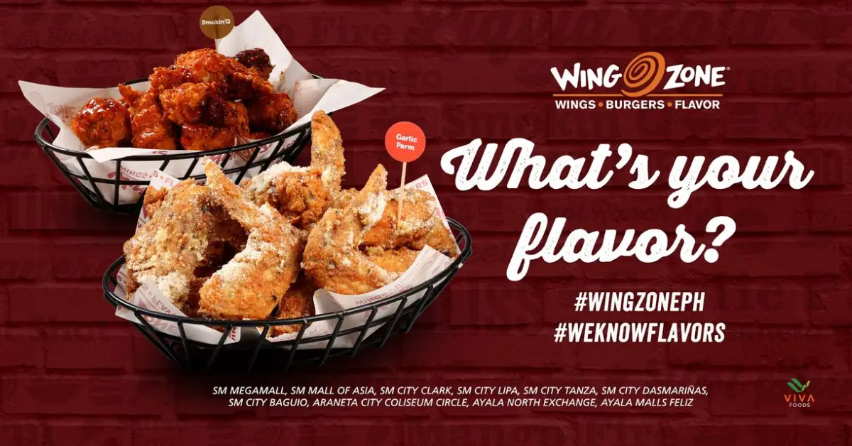 Wing Zone Philippines Menu Prices Updated 2025