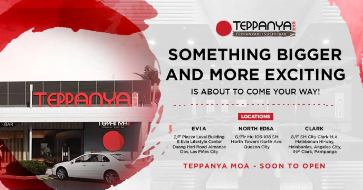 Teppanya Philippines Menu Prices Updated 2025