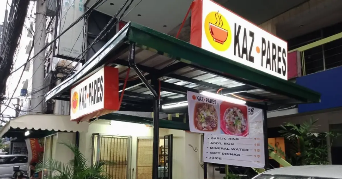 Kaz Pares Philippines Menu Prices Updated 2025