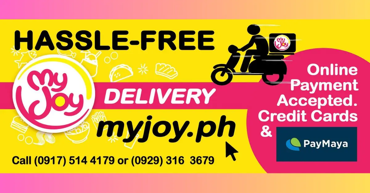 My Joy Philippines Menu Prices Updated 2025